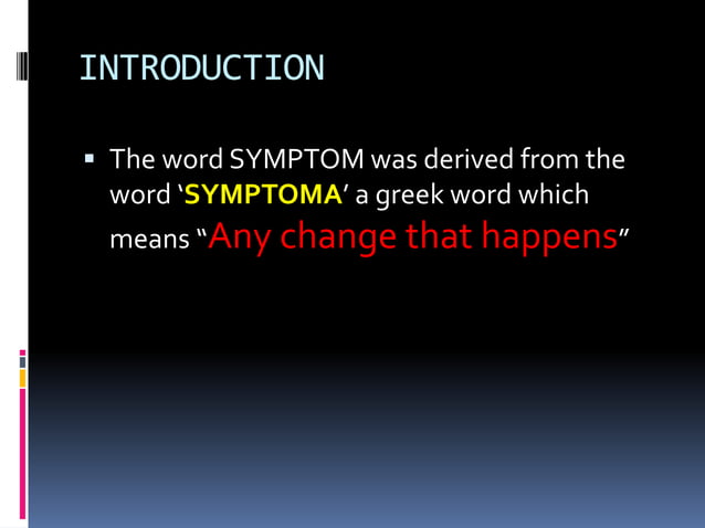 Symptomatology | PPTX | Diseases and Conditions | Medical Health