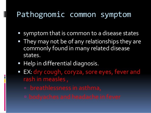 What Is Symptomatology With Pictures