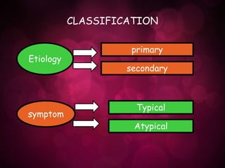 Symptomatology and pathophysiology of trigeminal neuralgia copy | PPTX