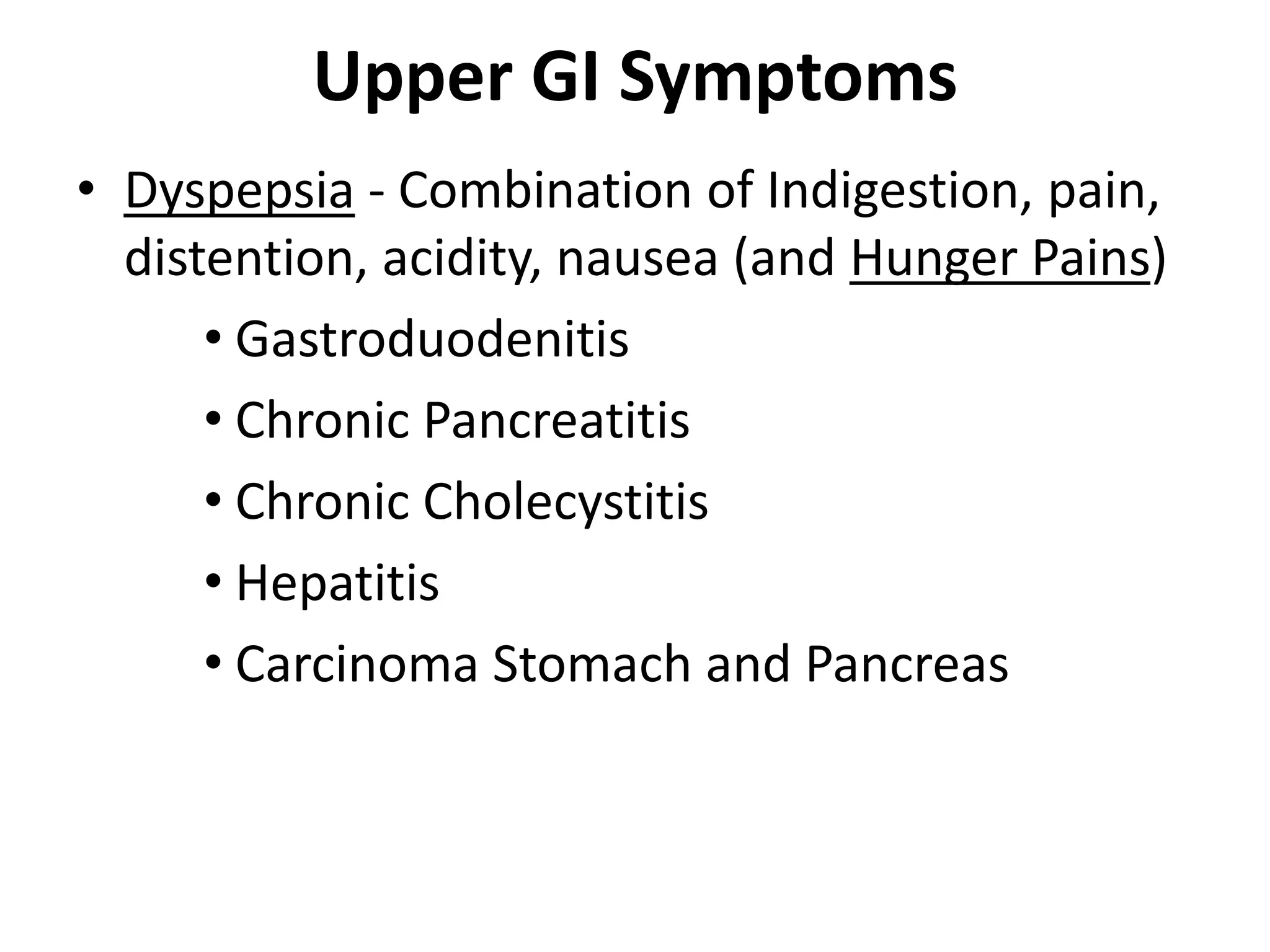 Symptomatology of Gastrointestinal System | PPTX
