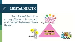 Symptomatology of mental illness | PPTX