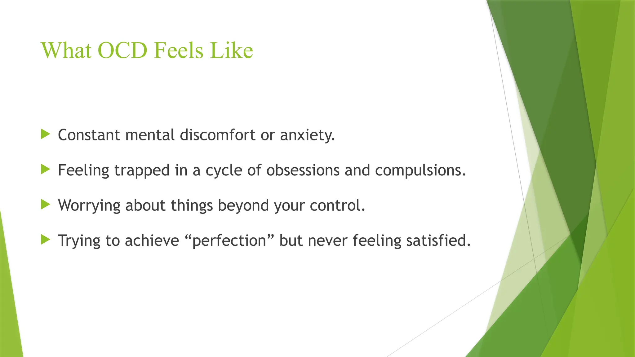 Symptom checklist: Do I have OCD?.pptxfile | PPT