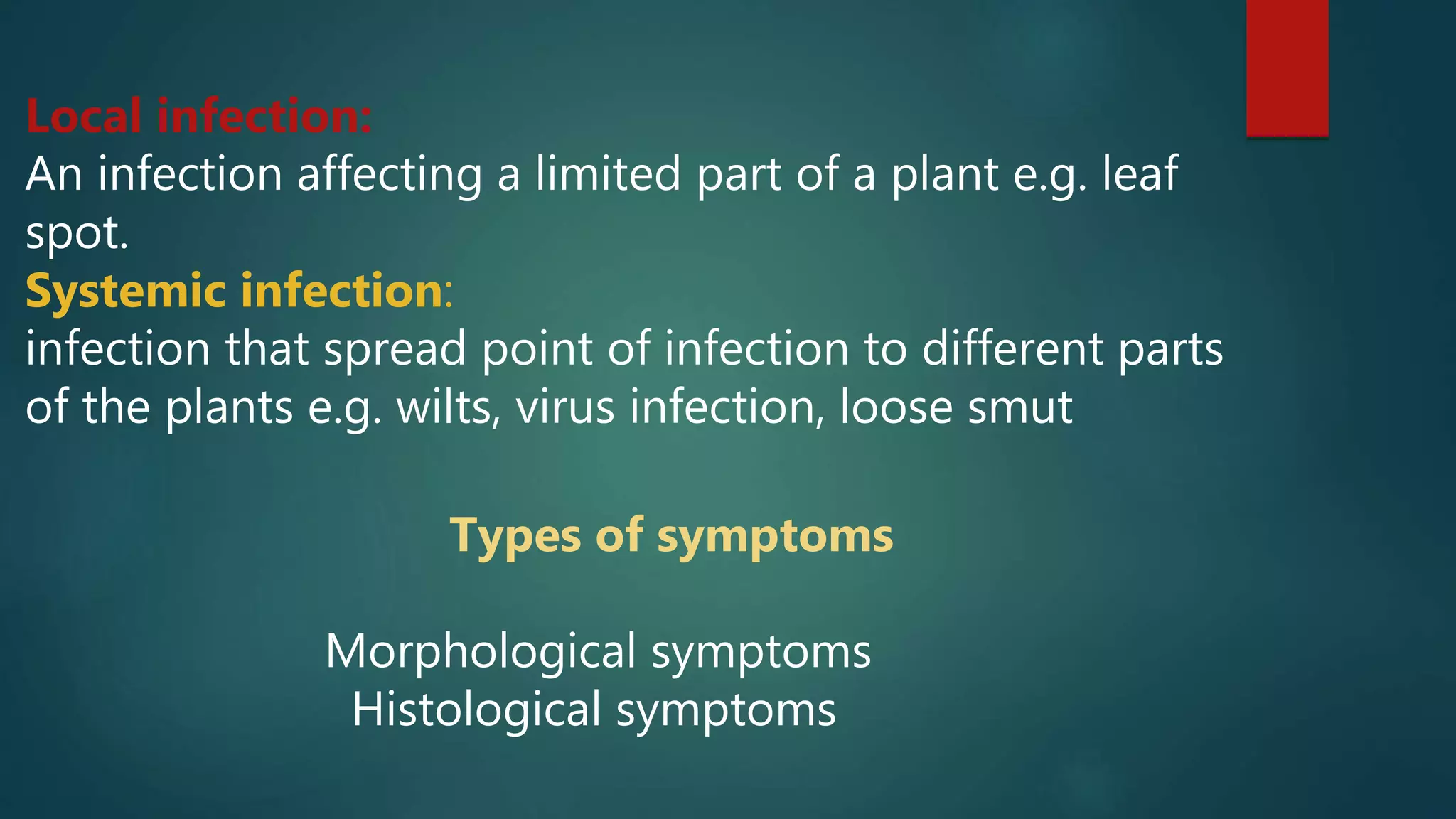 Symptoms of plant disease (symptomology) | PPTX