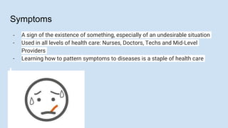 Symptoms and diagnostics | PPT