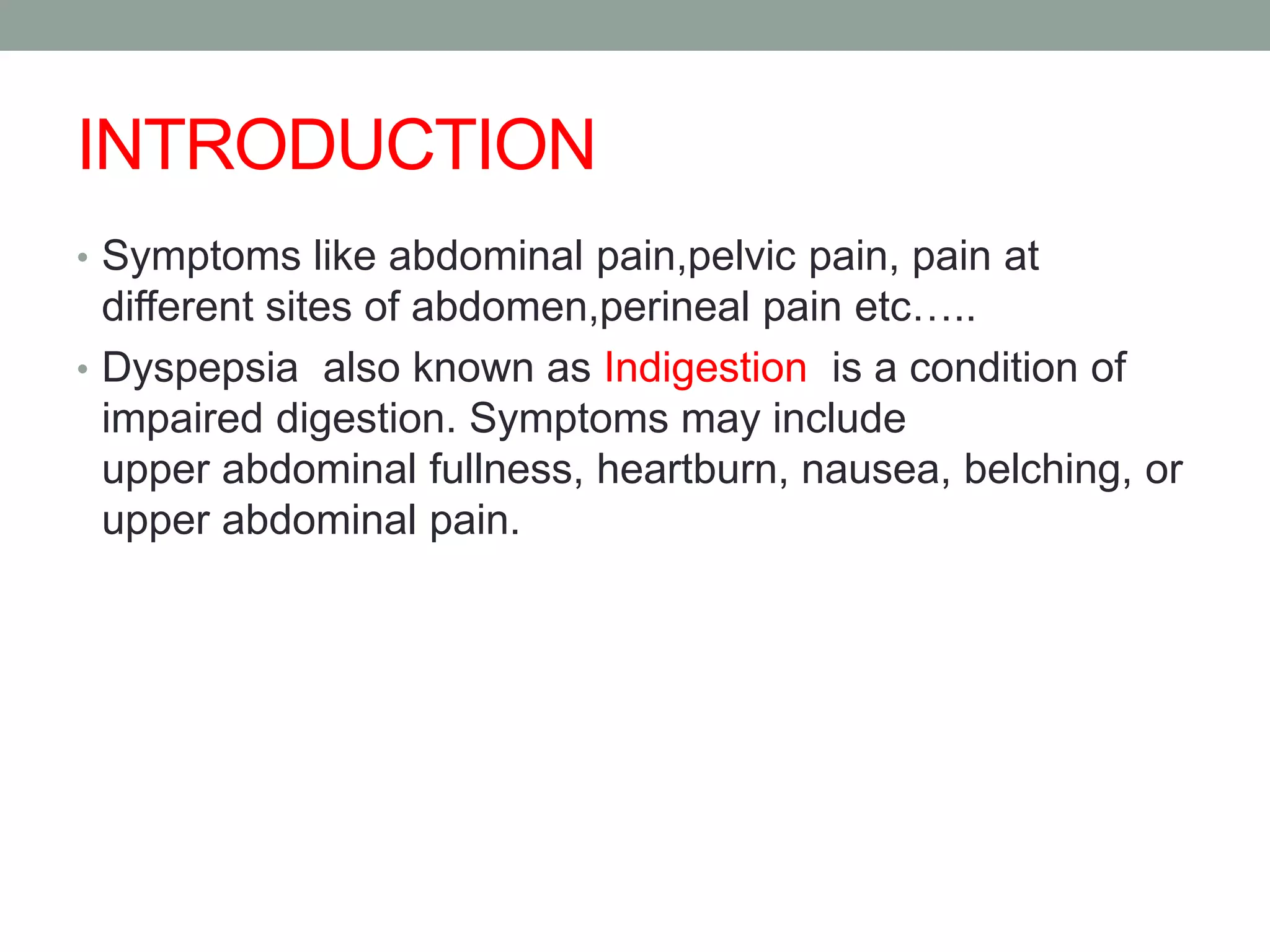 Symptoms and signs involving the digestive system and abdomen | PPT