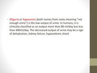 Symptoms and signs involving the genitourinary system | PPTX