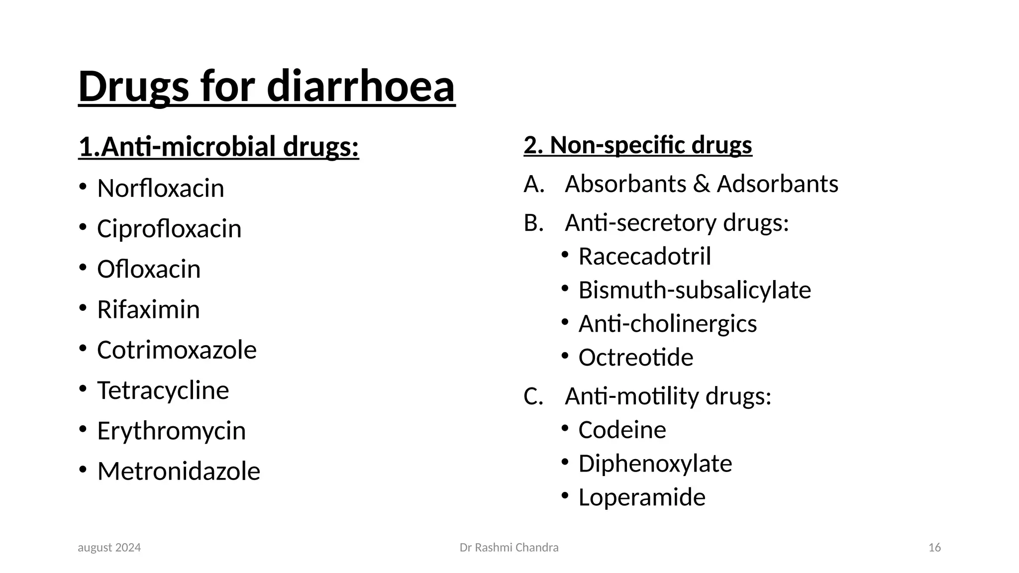 symptoms and treatment of acute diarrhoea with drug interaction-1.pptx
