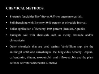 Symptoms, host range, taxonomy and life cycle of verticillium | PPTX