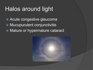 Symptoms in ophthalmology | PPTX