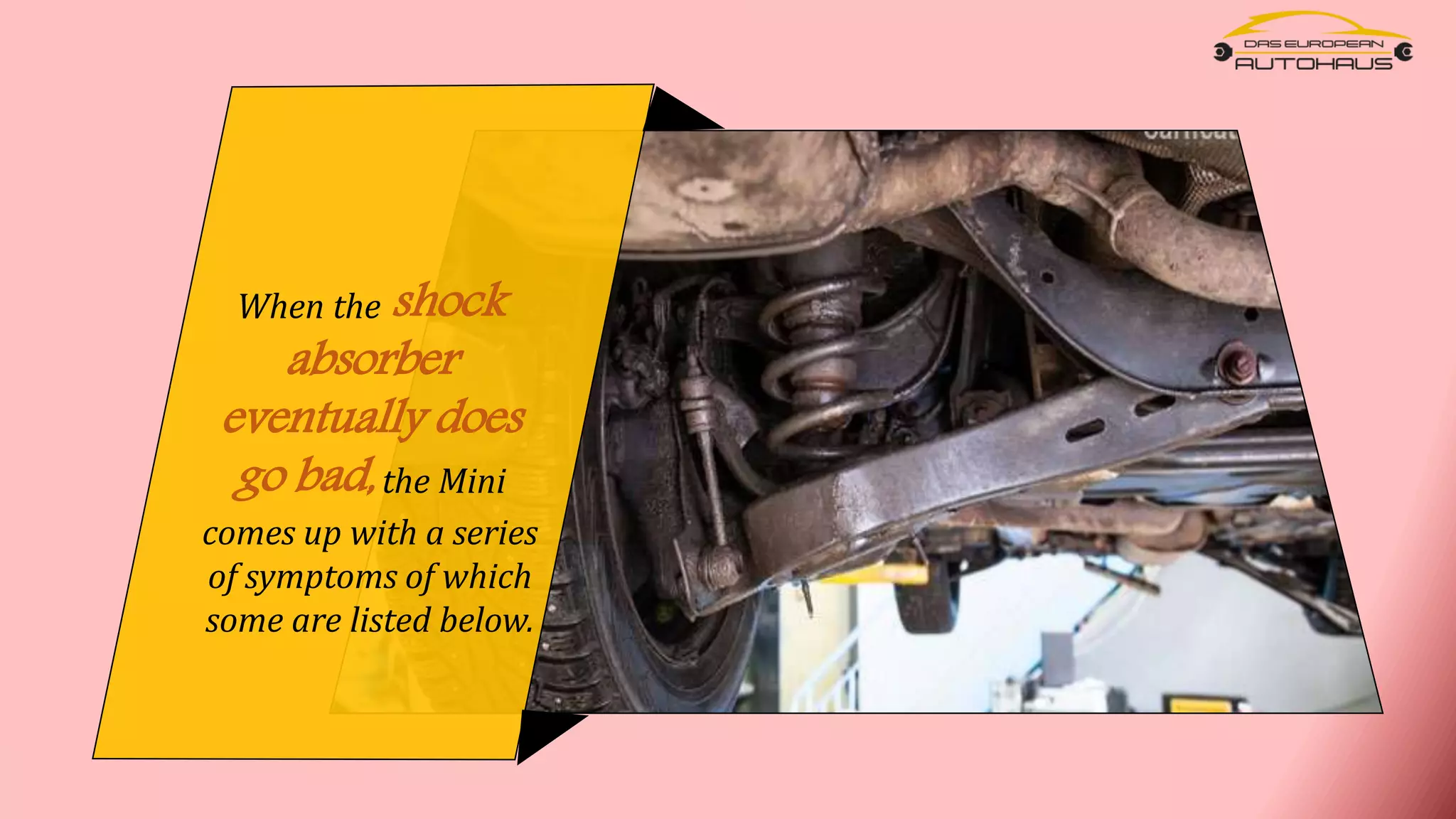 Symptoms of a Bad Shock Absorber in a Mini | PPT