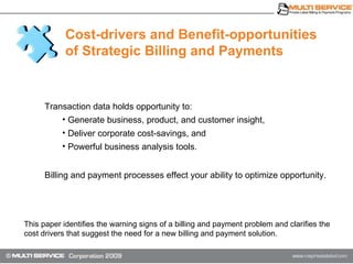 Symptoms of a Billing and Payment Problem | PPT