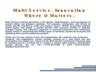 Symptoms of a Billing and Payment Problem | PPT