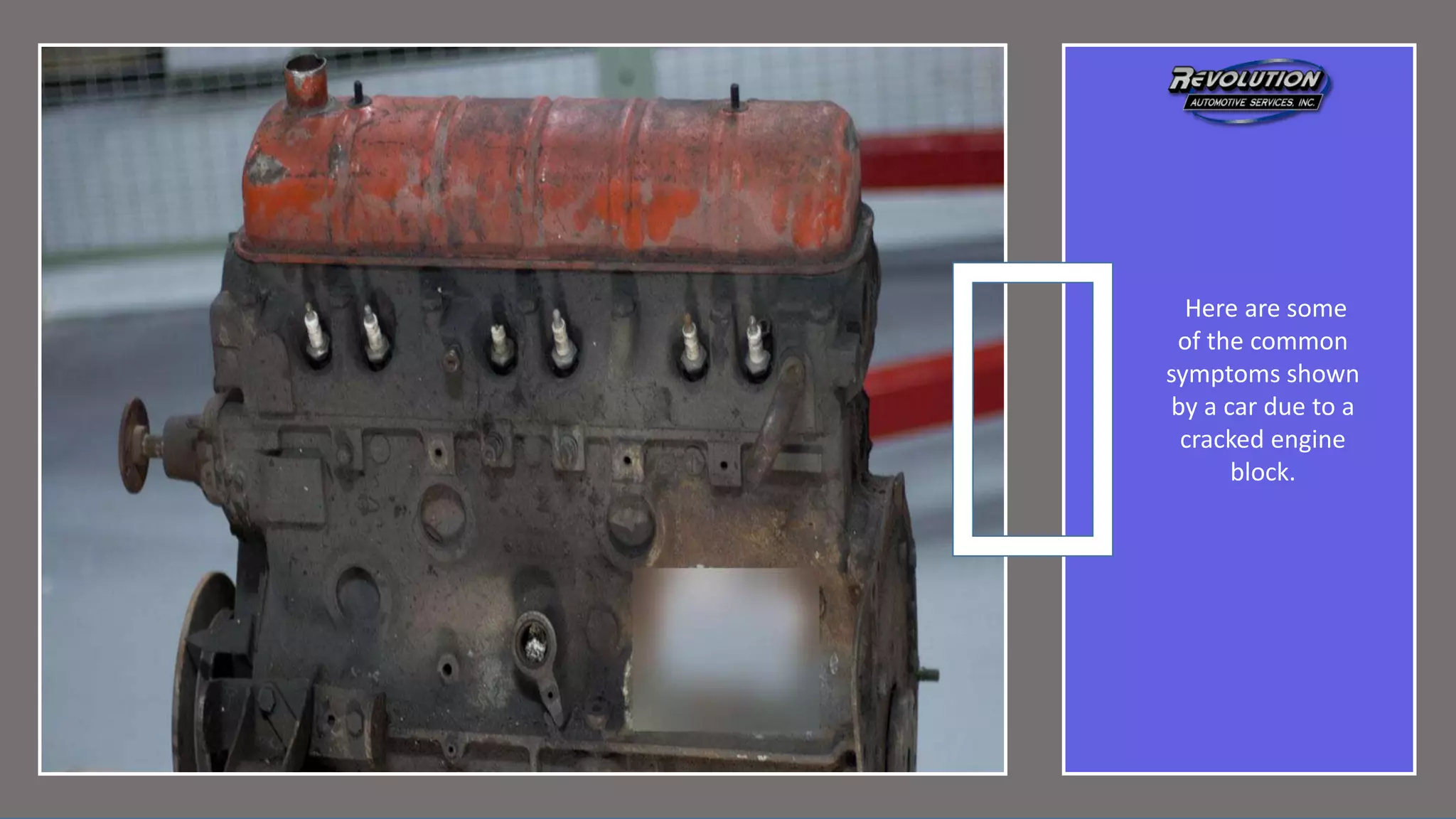 Symptoms of a Cracked Engine Block in your Car | PPT