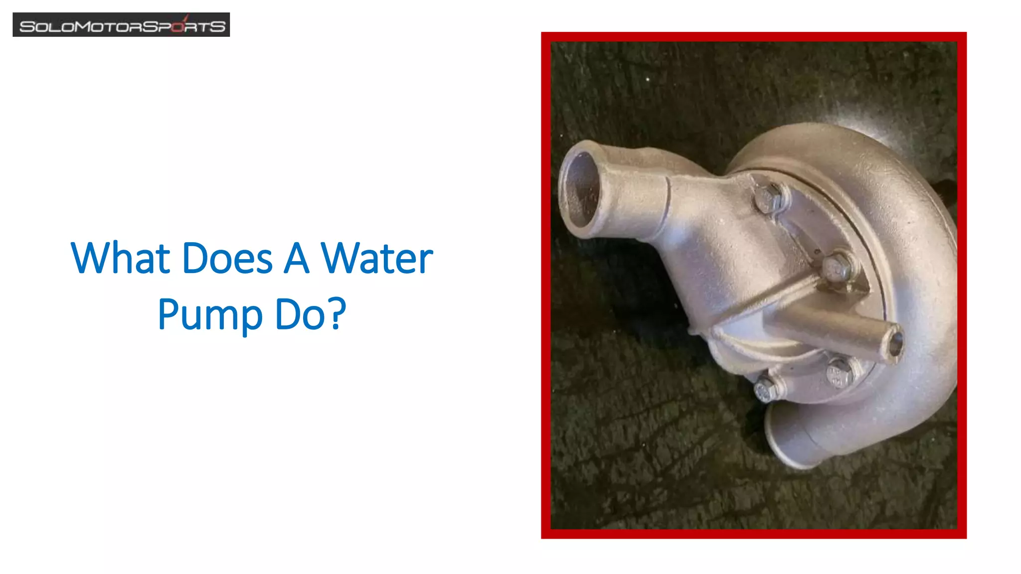 Symptoms Of A Defective Lamborghini Water Pump | PPT