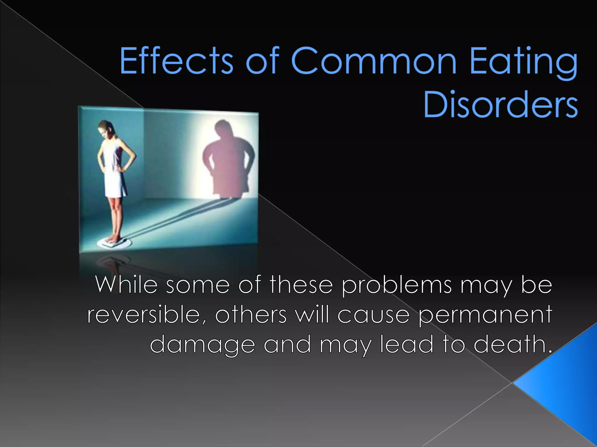 Symptoms of common eating disorders fin | PPTX