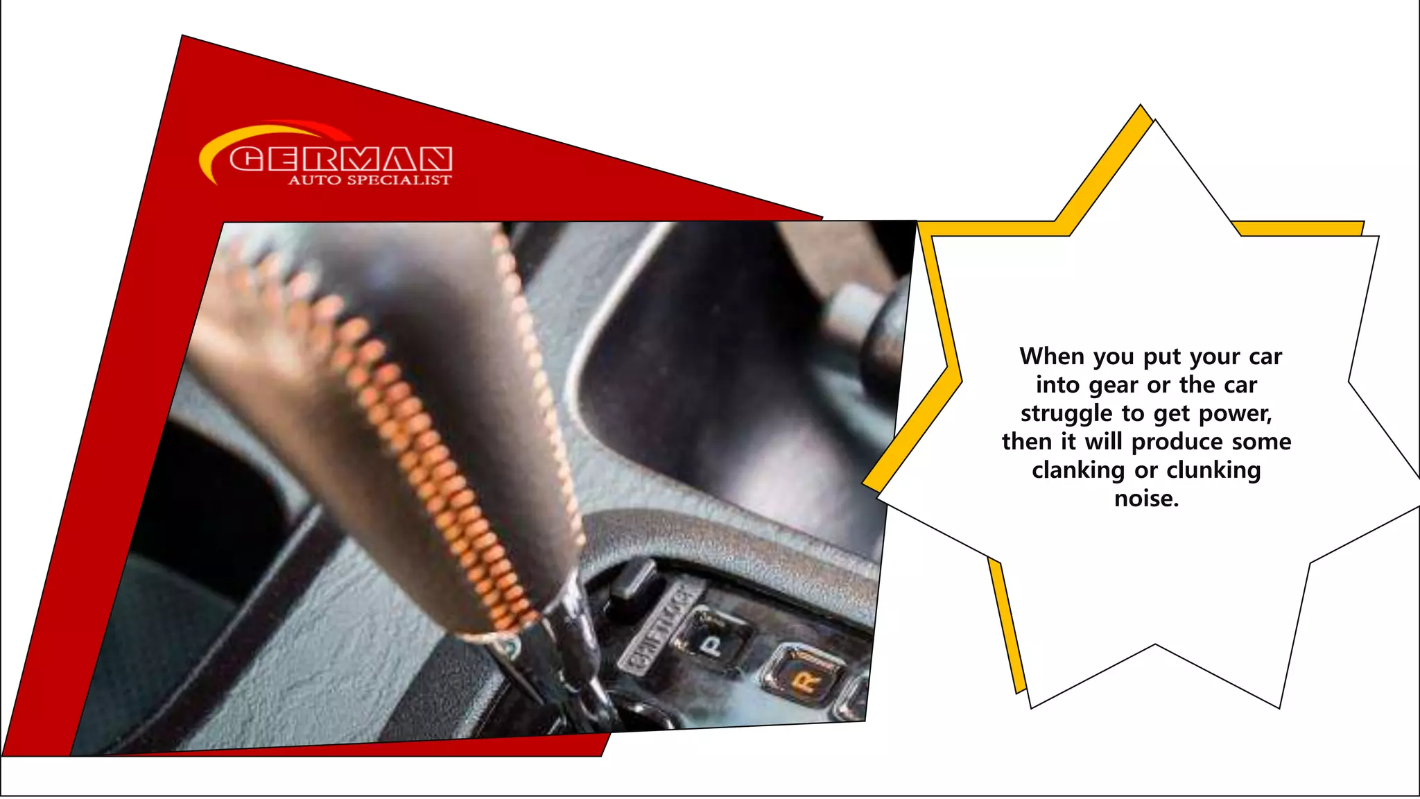 Symptoms of Damaged Drive Axle in your Car | PPTX | Auto Repair ...