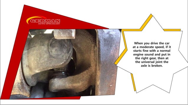 Symptoms of Damaged Drive Axle in your Car | PPTX | Auto Repair ...
