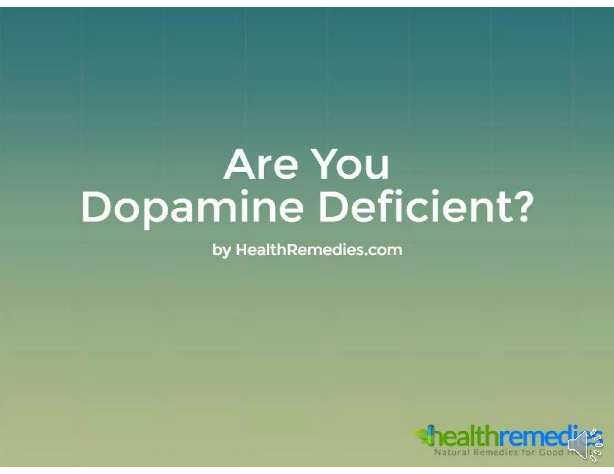 Symptoms of Dopamine Deficiency | PPT