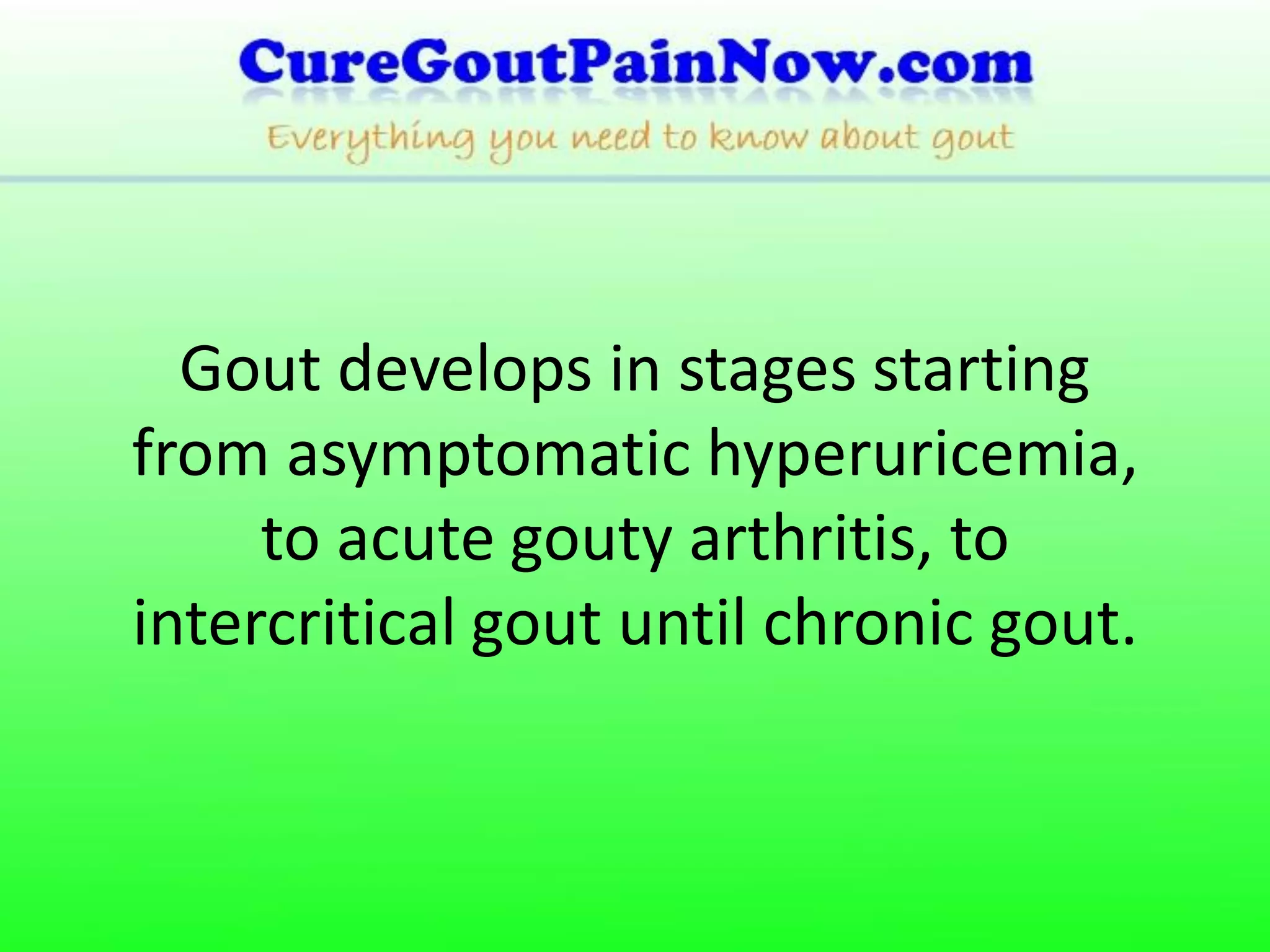Symptoms Of Gout | PDF | Bone and Joint Conditions | Diseases and ...