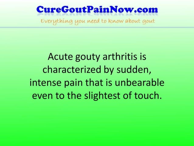 Symptoms Of Gout | PDF | Bone and Joint Conditions | Diseases and ...