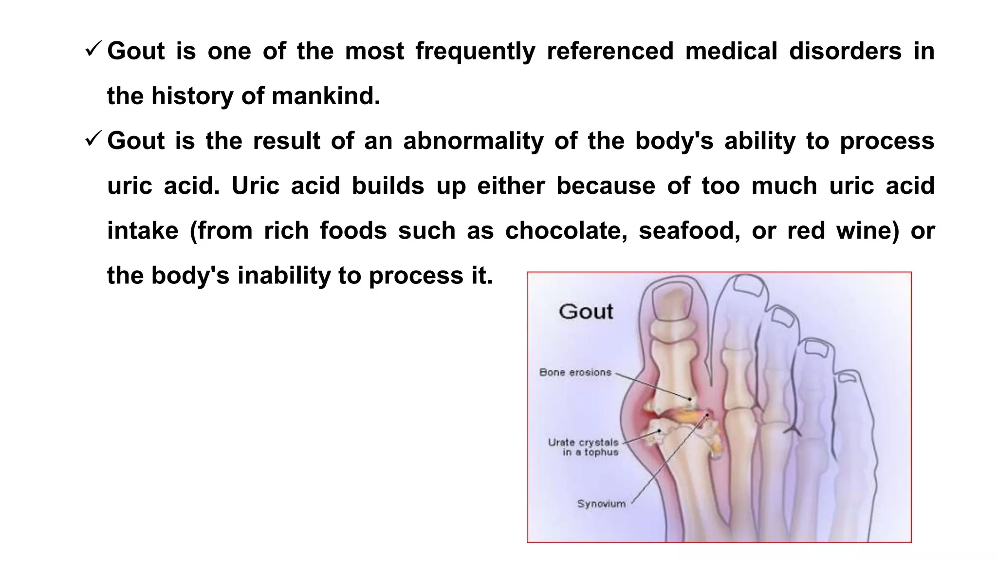 Symptoms of gout | PPT