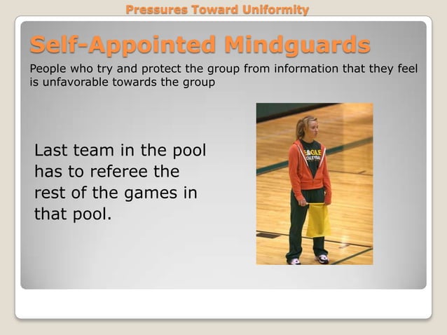 Symptoms of groupthink | PPTX