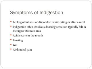 Symptoms Of Heartburn And Indigestion | PPT