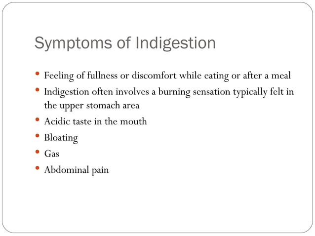 Symptoms Of Heartburn And Indigestion | PPT | Diseases and Conditions ...