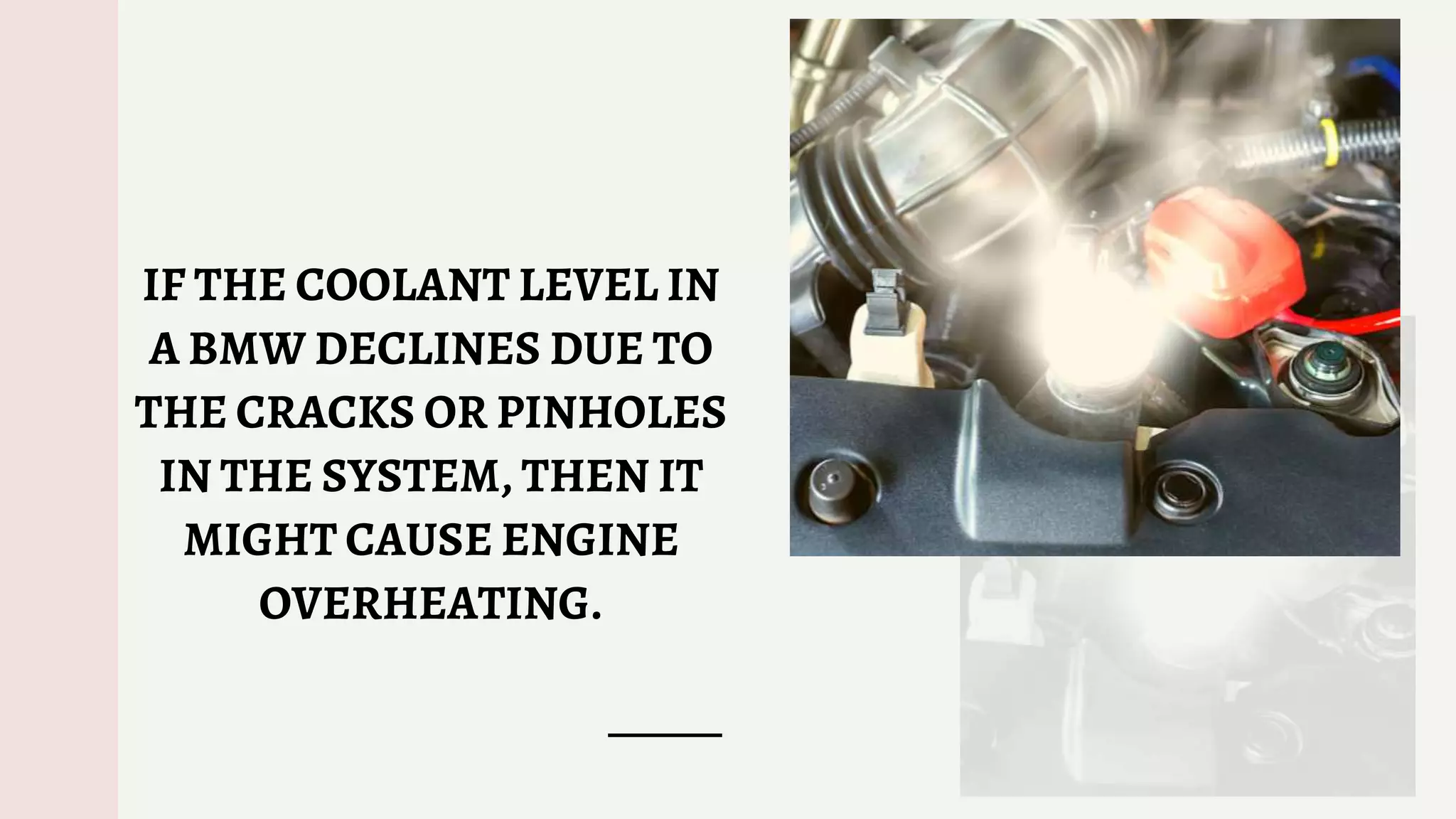 Symptoms of Low Coolant Level in a BMW | PPTX | Auto Repair | Automotive