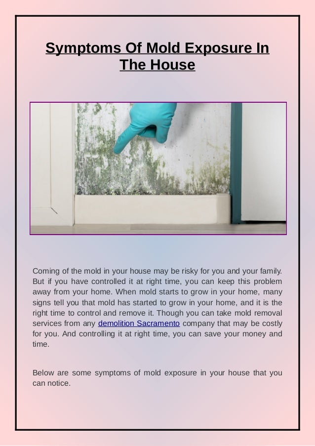 What Are The Symptoms Of Mold Exposure In Your House at Victoria Dearth ...