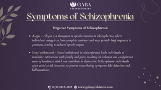 Symptoms of Schizophrenia - Understanding and Treatment | PDF | Brain ...