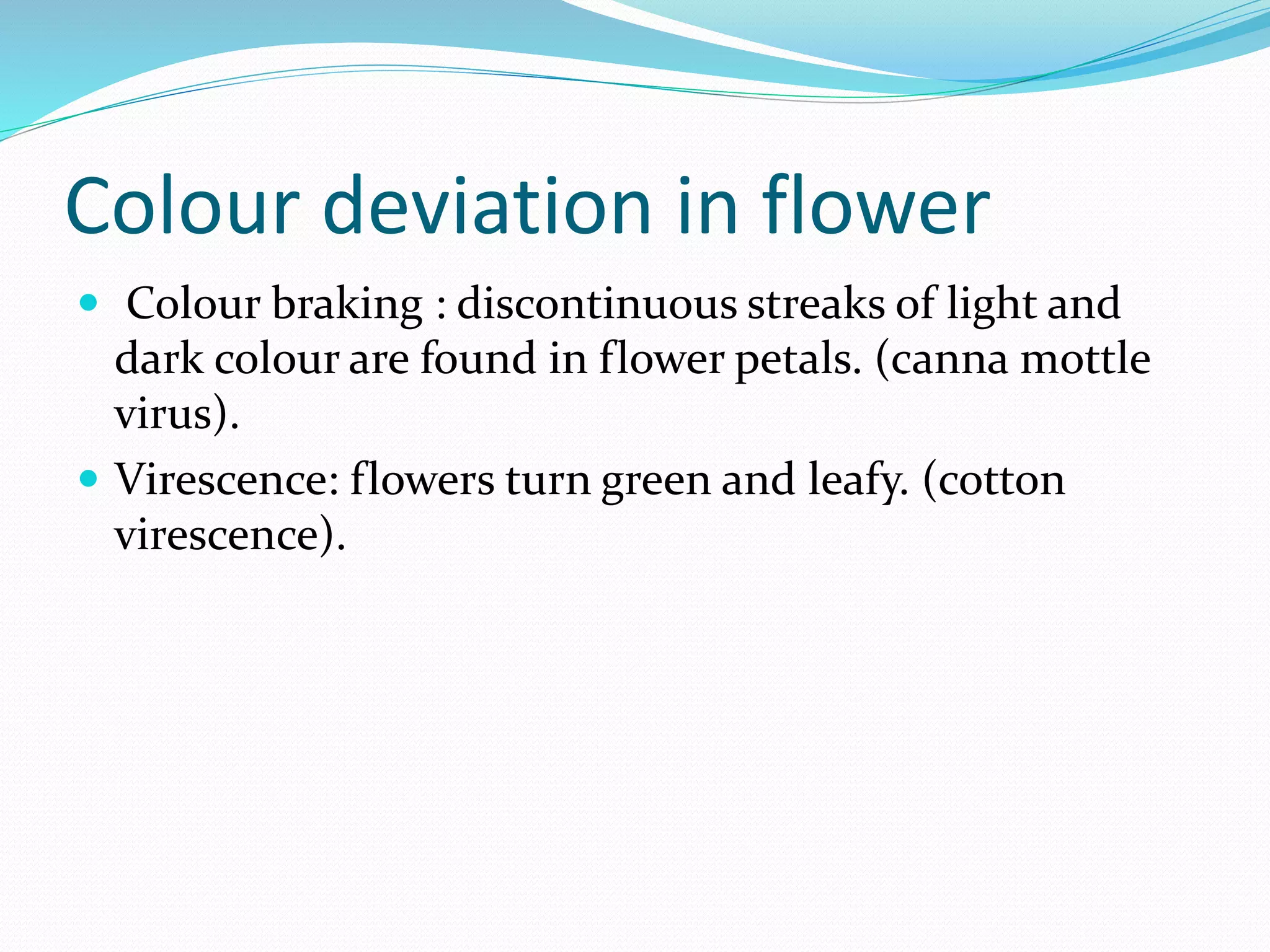 Symptoms of plant viruses | PPTX