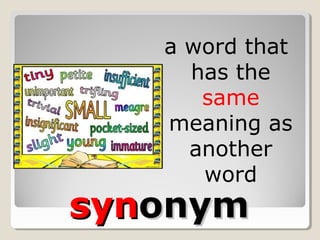 Sym syn vocabulary_words | PPT