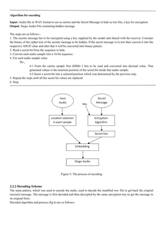 Audio Steganography synopsis | DOCX | Digital Audio | Computer Software ...