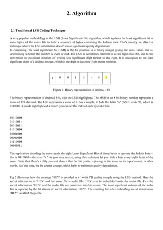 Audio Steganography synopsis | DOCX | Digital Audio | Computer Software and Applications