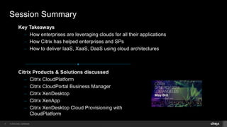 Citrix Synergy 2014 - Syn110 Transform IT with Cloud | PPT