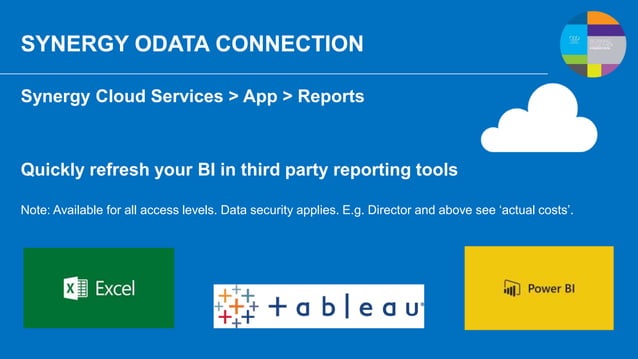 Synergy2016 – What's new in Synergy V4 - Melanie Bunting | PPT