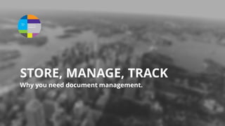 The power of document management in Synergy - Anne Thompson | PDF