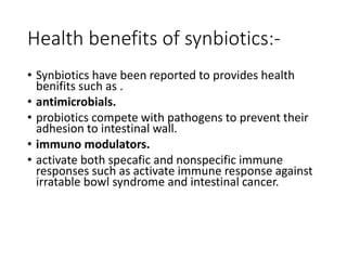 synbiotics babar khan university of swat | PPTX