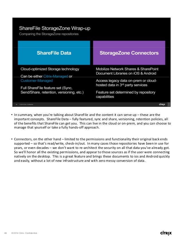 SYN310: Deep dive into ShareFile Enterprise functionality