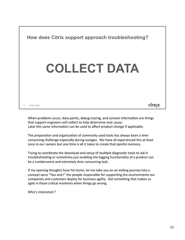 Introducing the Citrix Diagnostics Toolkit | PDF