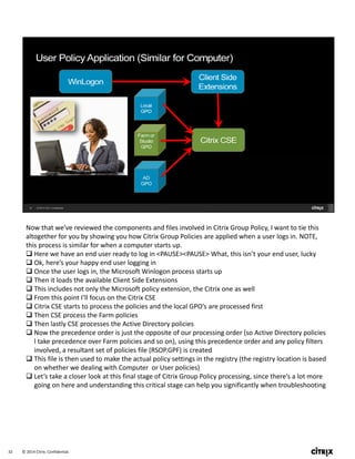 SYN406: Citrix Group Policy architecture and troubleshooting for XenApp ...