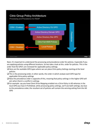 SYN406: Citrix Group Policy architecture and troubleshooting for XenApp ...