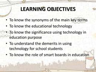 Integration of technology and technical teaching | PPT