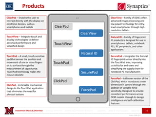 Synaptics Runner-Up Deck - Cleveland Research Company Stock Pitch 2017 ...