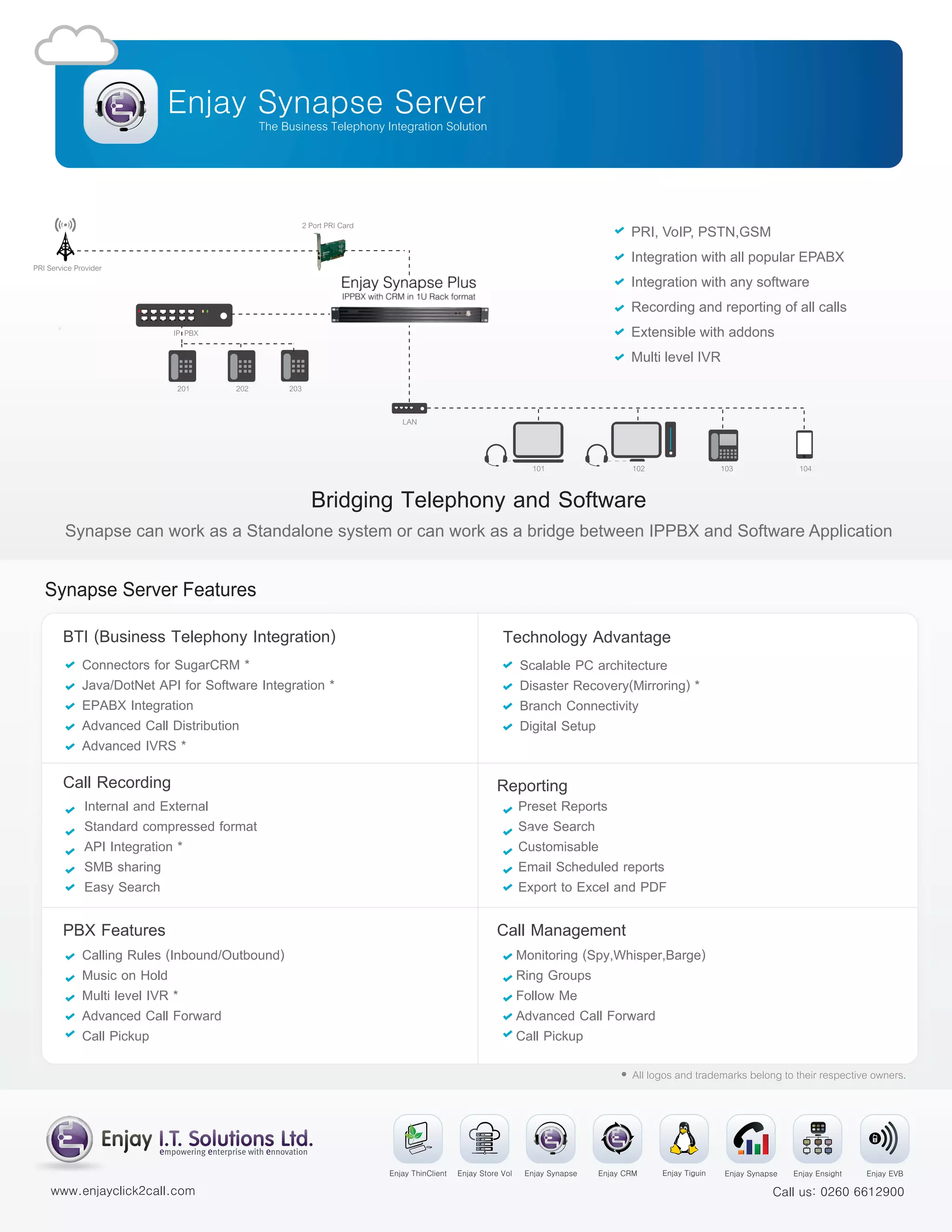 Enjay Synapse plus Brochure | PDF