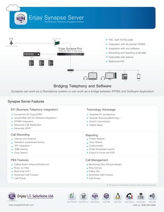 Enjay Synapse plus Brochure | PDF