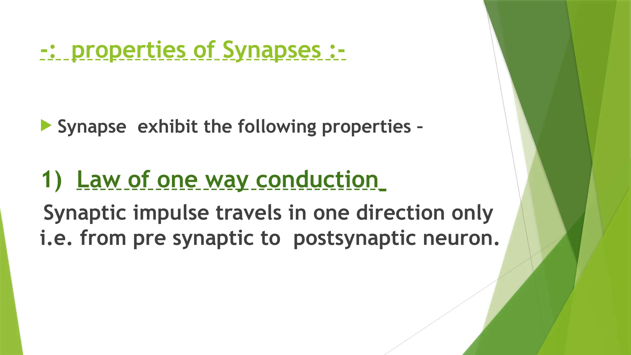 SYNAPSE AND ITS PROPERTIES AND DETAILED OVERVIEW | PPTX