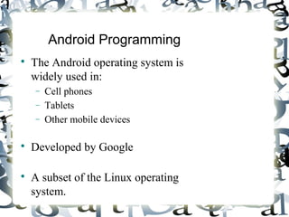 Synapseindia android app programming | PPT | Operating Systems | Computer Software and Applications