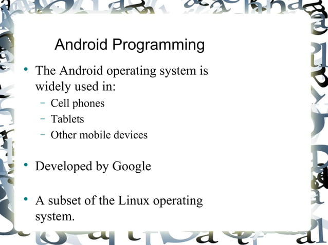 Synapseindia android app programming | PPT | Operating Systems | Computer Software and Applications